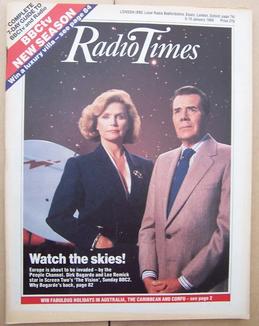 RADIO TIMES/1988/DIRK BOGARDE/LEE Remick/Beano and Dandy/Eric Burdon ...