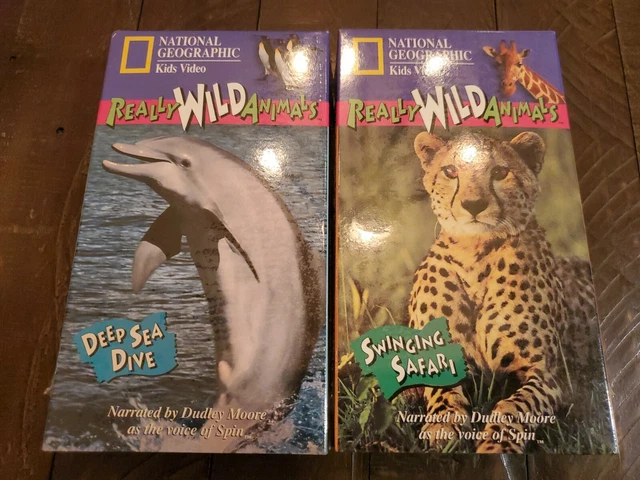 NATIONAL GEOGRAPHIC KIDS Video VHS Tapes Really Wild Animals Deep Sea ...