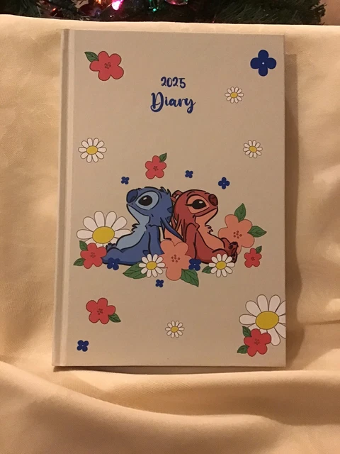 LILO & STITCH Diary 2025 A5 Day A Page Hardback Journal Book Organiser ...
