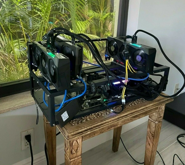 CRYPTOCURRENCY MINING RIG 3 GPU RTX 3060Ti 3070 ETH HIVE OS $3,900.00 ...