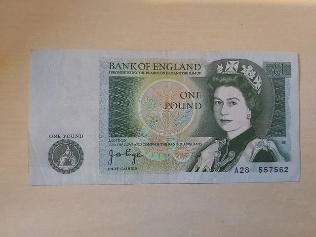 ONE POUND NOTE £1 Sir Isaac Newton Bank Of England A28 Mint £8.00 ...
