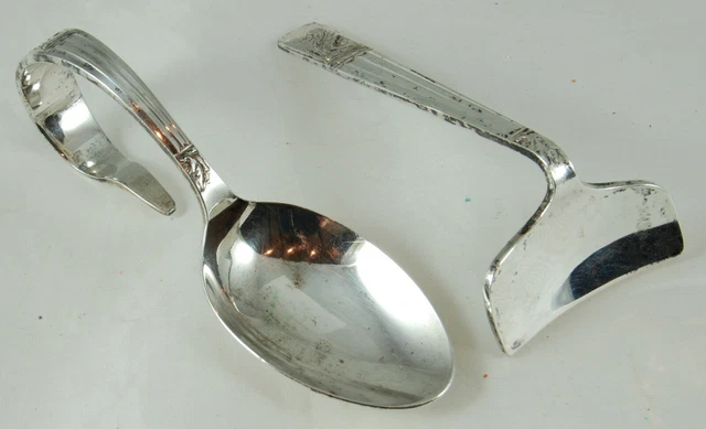 VINTAGE ANGORA EPNS Baby Spoon & Pusher £8.00 - PicClick UK