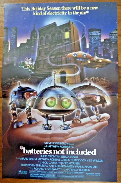 BATTERIES NOT INCLUDED Original 1987 Australian Daybill Movie Poster ...