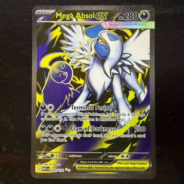 POKÉMON TCG ‘MEGA Absol ex 161/132’ Mega Evolution - English £10.02 ...