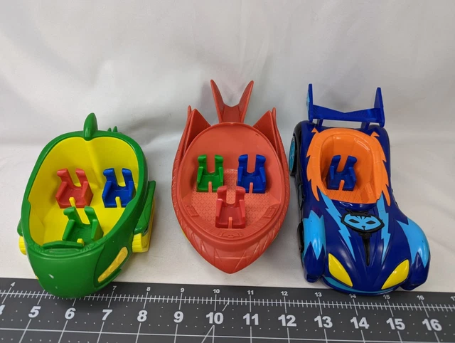 PJ MASKS VEHICLE Set Lot Catboy Gekko Owlette Glider Car Mobile EUR 11 ...