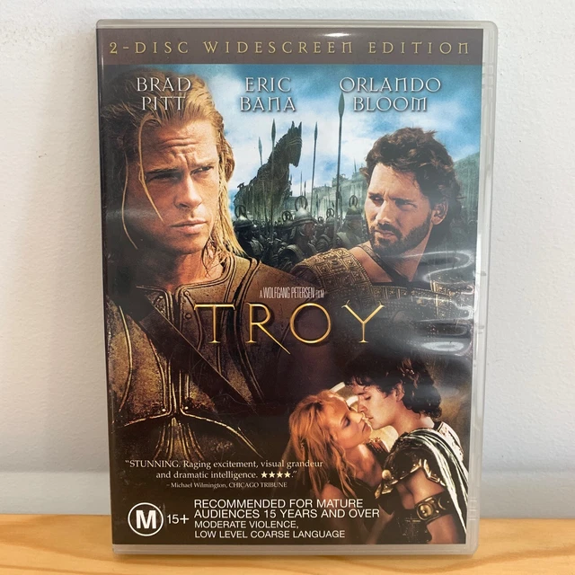 TROY DVD 2-DISC Widescreen Edition 2004 M PAL Region 4 Brad Pitt FREE POSTAGE £2.38 - PicClick UK