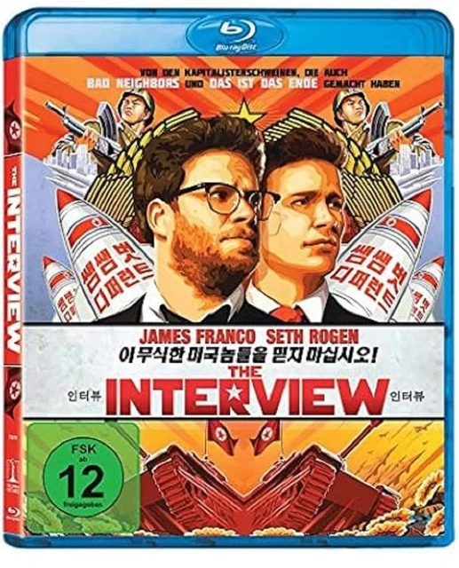 THE INTERVIEW BLU-RAY James Franco Seth Rogen Komödie EUR 4,95 - PicClick DE