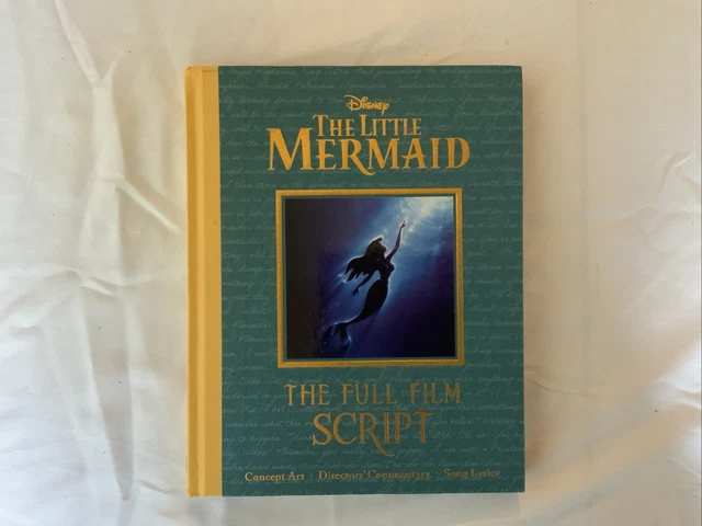 DISNEY’S THE LITTLE Mermaid Hardcover Full Film Script Book NEW! £4.40 ...