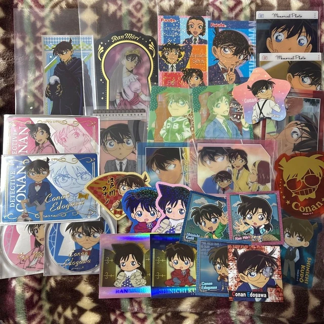 ADESIVO DETECTIVE CONAN Card Shinichi Kudo Conan Edogawa Ran Mori EUR ...