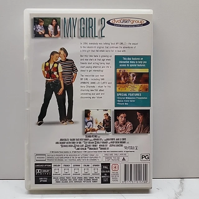 MY GIRL 2 (DVD, 1994) VGC Region 4 $5.99 - PicClick AU