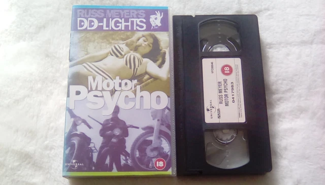 RUSS MEYER'S DD-LIGHTS Motor Psycho VHS PAL Very Rare £29.99 - PicClick UK