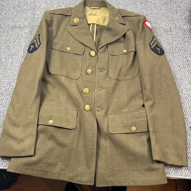 WWII US ARMY China Burma India Uniform Jacket CBI Theater Made Patch ...