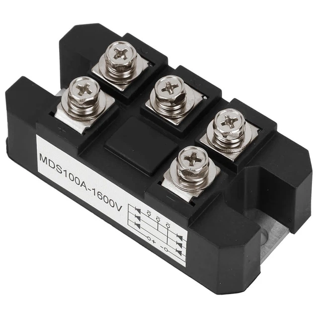 BRIDGE RECTIFIER MDS-100A 1600V 5 Terminals 3-Phase Full Wave Diode ...
