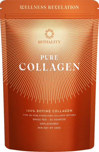 RITUALITY PURE BOVINE Collagen Peptides Powder for Women and Men Type 1 ...