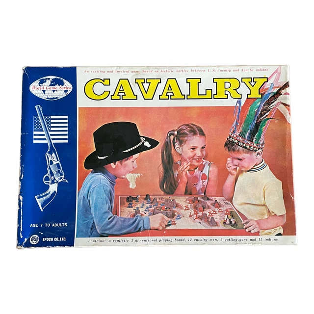 CAVALRY BOARD GAME by Epoch - Strategy/US Cavalry/Apache/1970s/Vintage ...