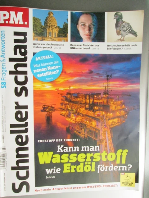 P.M. SCHNELLER SCHLAU Juli 2025 Fragen & Antworten (Wasserstoff wie Oel ...