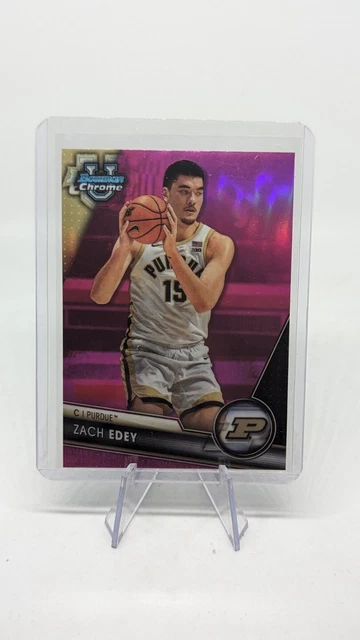 CHAUDIÈRE ZACH EDEY ROSE 2023-24 Bowman Chrome University U Purdue #71 ...