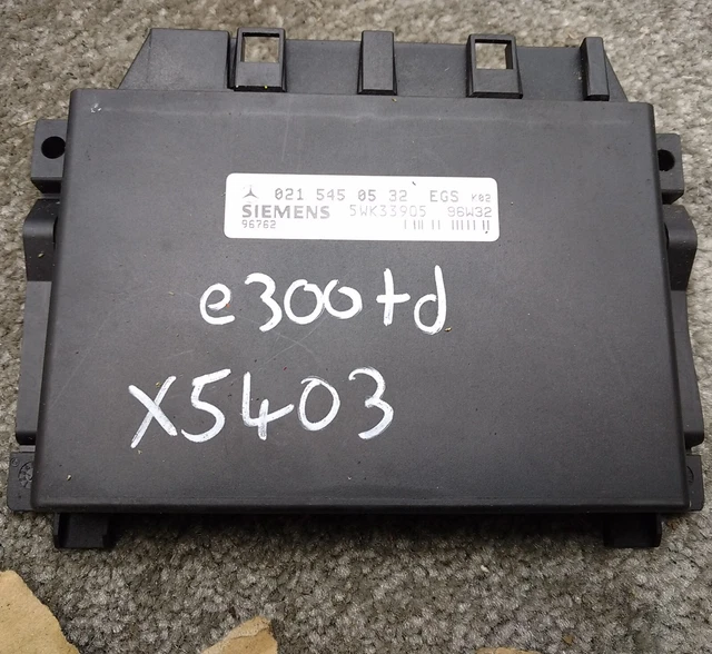 MERCEDES GEARBOX CONTROL Unit Transmission ECU W210 E300TD 0215450532 ...