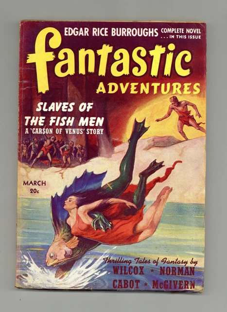 FANTASTIC ADVENTURES PULP / Magazine Mar 1941 Vol. 3 #2 VG £24.41 ...