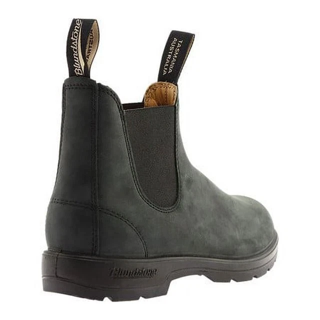 BLUNDSTONE Z41107 RUSTIC Black Nubuck Classic 550 Chelsea Boot Size US ...