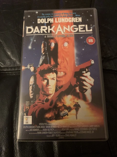 DARK ANGEL - PAL VHS Video Tape - 1992 - Cop Drama - Dolph Lundgren ...