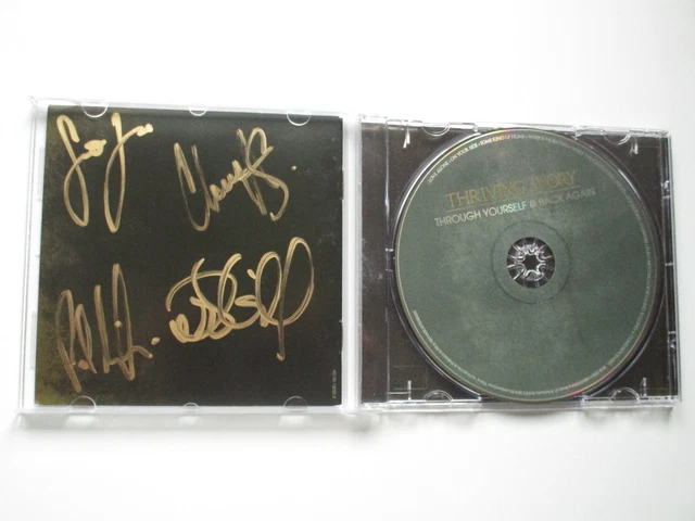 THRIVING IVORY RARE Hand Signed Cd Through Yourself Back Again Band ...