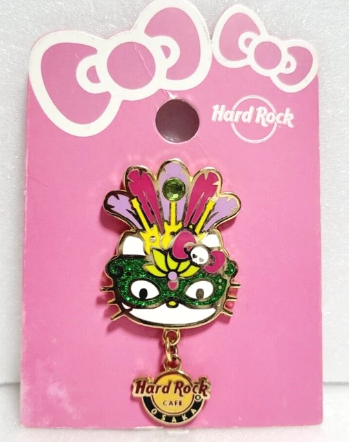 HELLO KITTY HARD ROCK CAFE OSAKA JAPAN Pin Badge 2017 $70.90 - PicClick AU