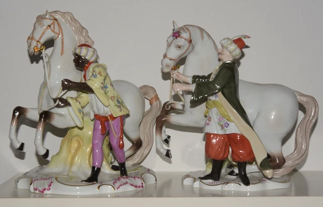 FÜRSTENBERG PORZELLANFIGUREN TÜRKE mit Pferd u. Mohr Mit Pferd EUR 1.500,00 - PicClick DE