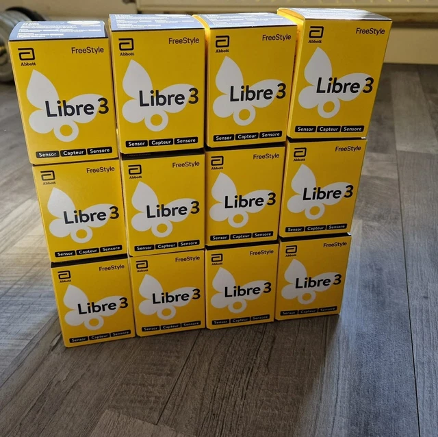12X ABBOTT FREESTYLE Libre 3 Sensoren MHD 2026 NEU & OVP EUR 770,00 ...
