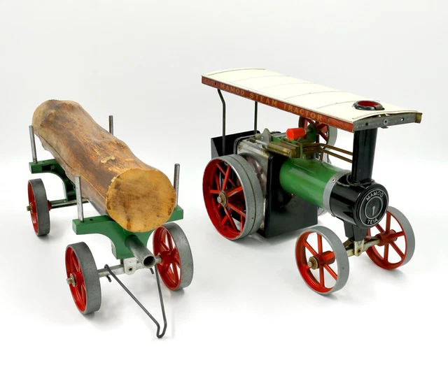 VINTAGE MAMOD STEAM Tractor Te1A And Lumber Trailer For Restoration ...