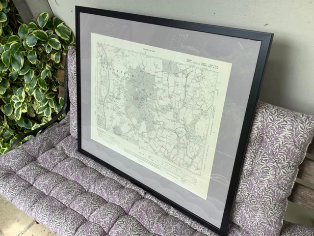 ANTIQUE ORDNANCE SURVEY Map of Lingfield and Dormans Land 1914 £35.00 ...