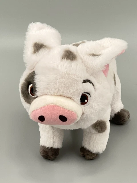 DISNEY 10 INCH Pua the Pig Plush Stuffed Animal Toy White With Spots ...