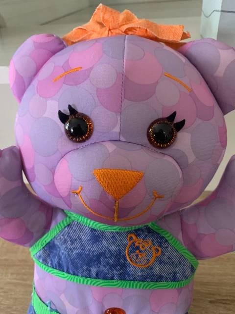 JAKKS PACIFIC - 2006 Doodle Bear Lilac Removeable Clothes Teddy Toy ...