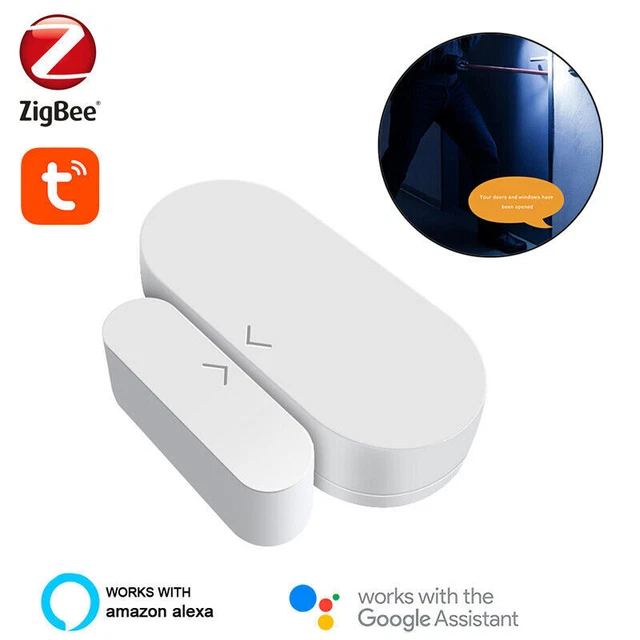 SMART LIFE TUYA ZigBee Hub Wireless Door Window Contact Sensor App ...