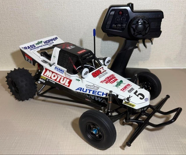 TAMIYA GRASSHOPPER CUSTOM Wide Tread RC Radio Control Car Set £322.13 ...