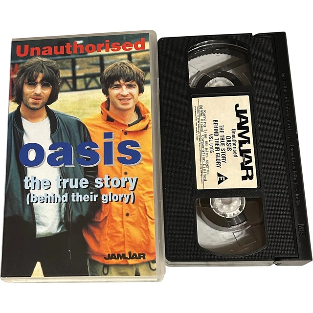 OASIS UNAUTHORISED THE True Story VHS Video Jamjar Music Documentary £8 ...