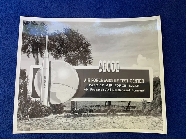 NASA REAL PHOTO aeronautics AIR FORCE MISSILE TEST CENTER patrick base ...