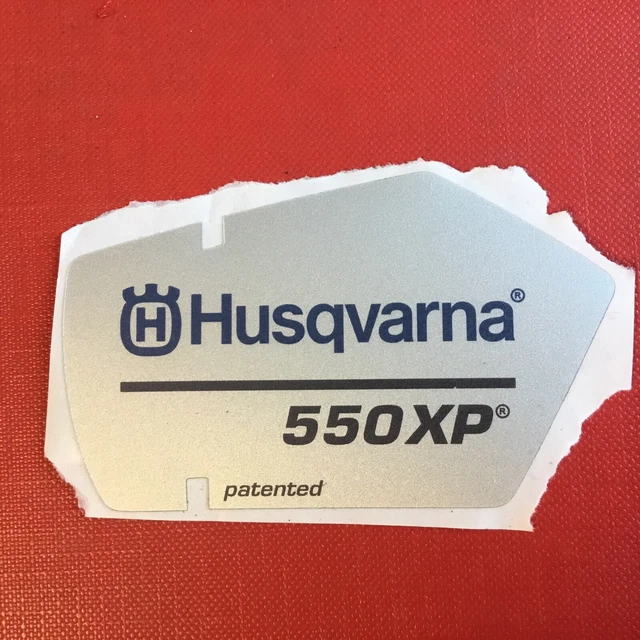 HUSQVARNA GENUINE 550 XP Chainsaw Sticker Logo Decal £7.05 - PicClick UK