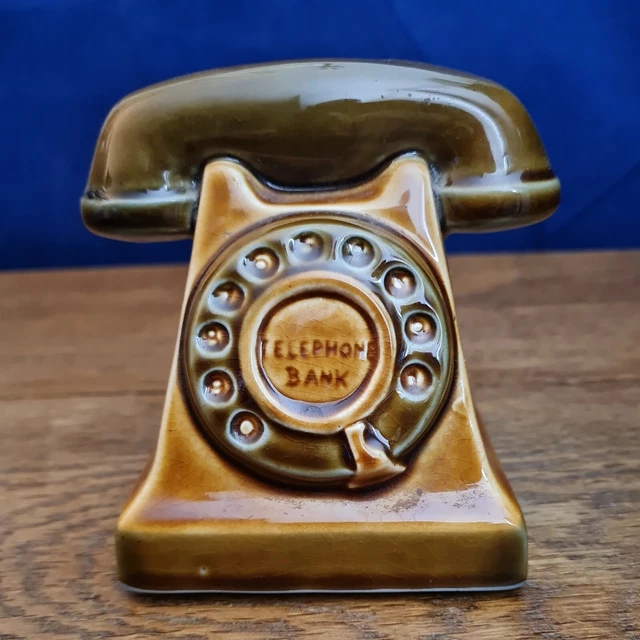 SZEILER STUDIO POTTERY Telephone Bank Money Box £12.99 - PicClick UK