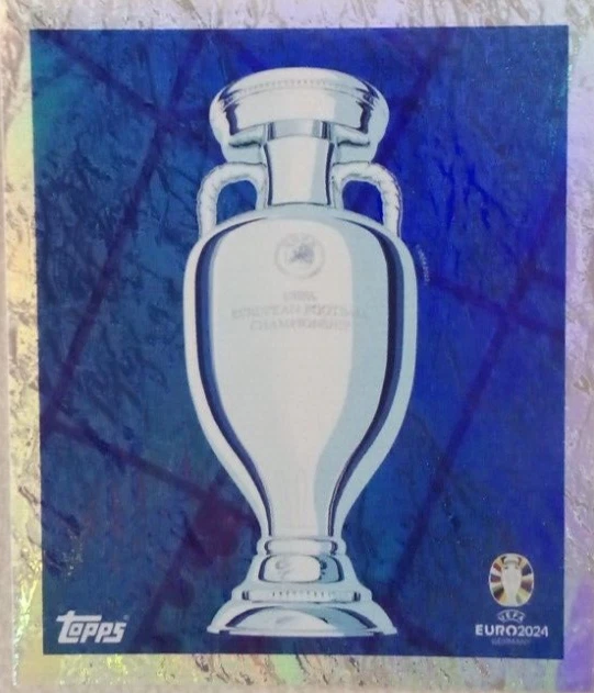 TOPPS EURO 2024 blason logo UEFA EURO 1 HOLO BRILLANT EUR 2,65 ...