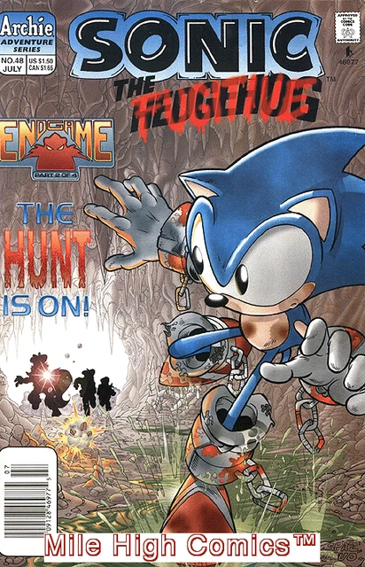 SONIC THE HEDGEHOG-THE SERIES (1993 Series) (ARCHIE) #48 NEWSSTAND Near ...