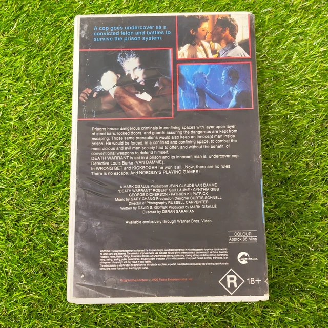 DEATH WARRANT - Van Damme - VHS Big Box Tape £13.91 - PicClick UK