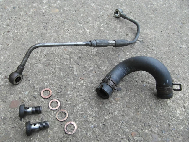 VAUXHALL CORSA D 1.3 CDTI TURBO OIL FEED & RETURN PIPES 2010-2014 ...