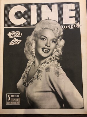 MAGAZINE CINE MUNDO jayne Mansfield irasema dilian ava garner rene ...