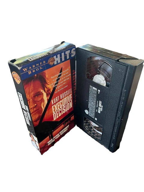 EXECUTIVE DECISION 1996 VHS Movie VCR Steven Seagal, Kurt Russell ...