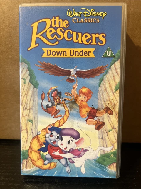 WALT DISNEY - The Rescuers Down Under - VHS Video VGC. B8 $19.95 ...