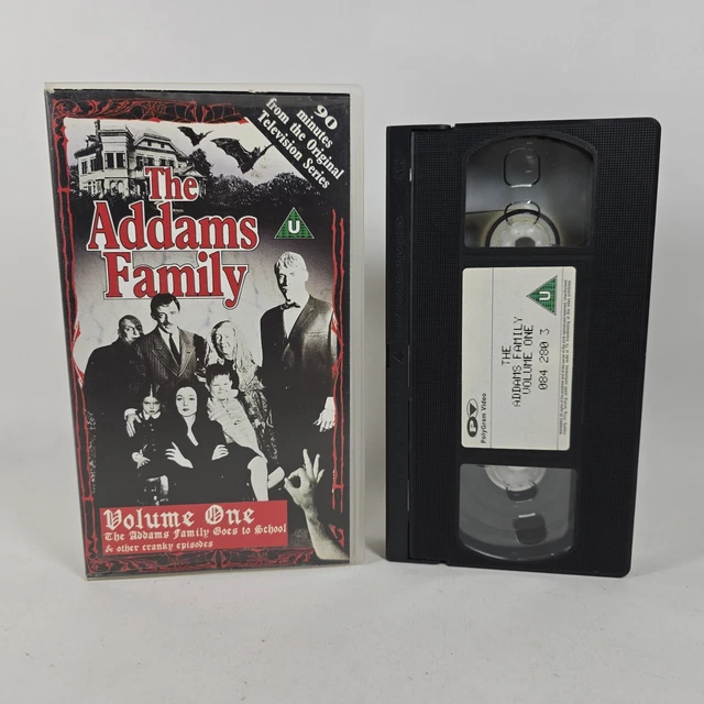 ADDAMS FAMILY VOLUME One VHS Video Cassette Tape PAL UK £8.99 - PicClick UK