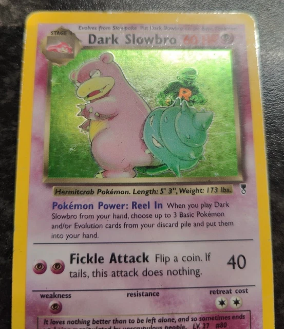 DARK SLOWBRO 8/110 Holo Rare Legendary Collection Set Pokemon Card WOTC ...