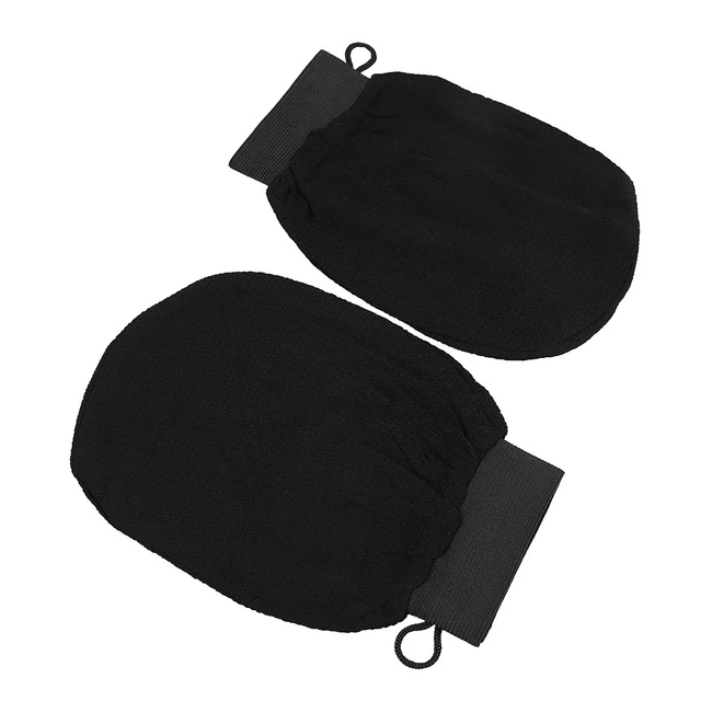 BLACK MOROCCAN HAMMAM Scrub Mitt,magic Peeling Glove,exfoliating Bath ...