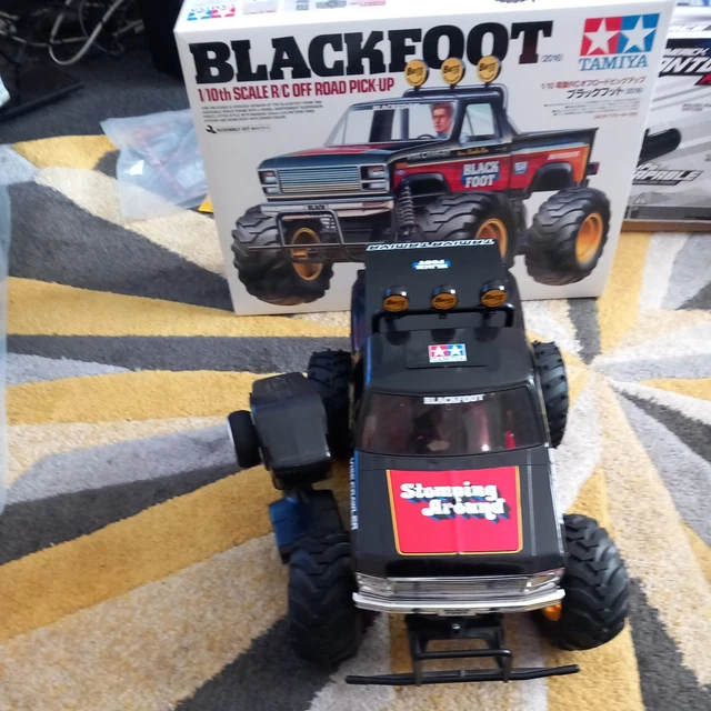 TAMIYA BLACKFOOT RC Monster Truck Kit 1/10 Scale Off-Road Classic Model Hobby £151.52 - PicClick UK